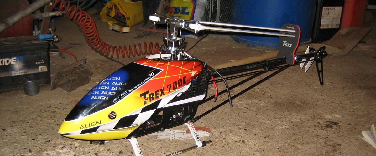 Helikopter T-rex 700E Flybarless v2 - 2012
