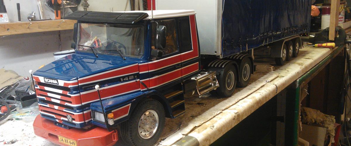 Lastbiler Scania T 142 H - 1986 - Den er bygget af en tysker, s...