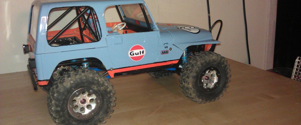 Bil RCCF gulf racing jeep wrangler. - 2012 - jeg har selv lavet denne ...