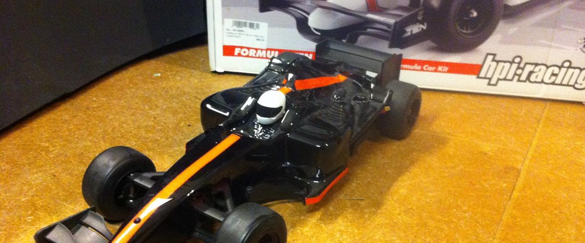 Bil HPI Ten F1 KIT-version - 1930 - Fin F1 racer til sjov på asfa...