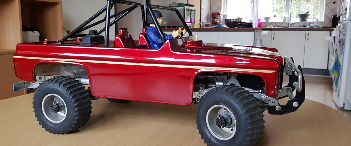 Bil Tamiya Blazing Blazer - kr. 6700 - brugte rc enhed