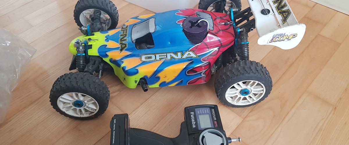 Buggy Ofna ultra lx comp - kr. 500 - brugte rc enhed