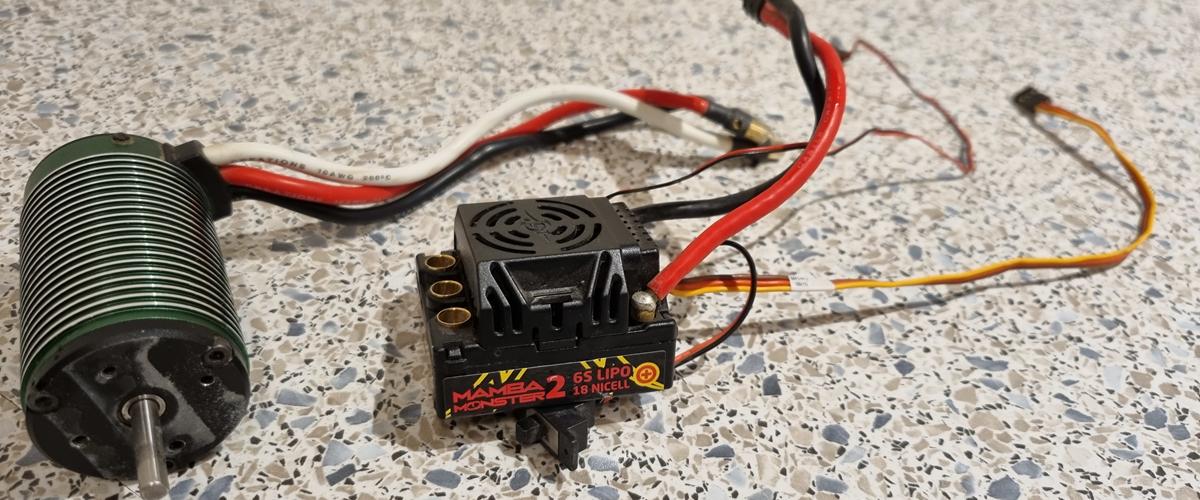 Castle Creations Mamba Monster 2 combo 2200kv - kr. 1399 - brugte ...