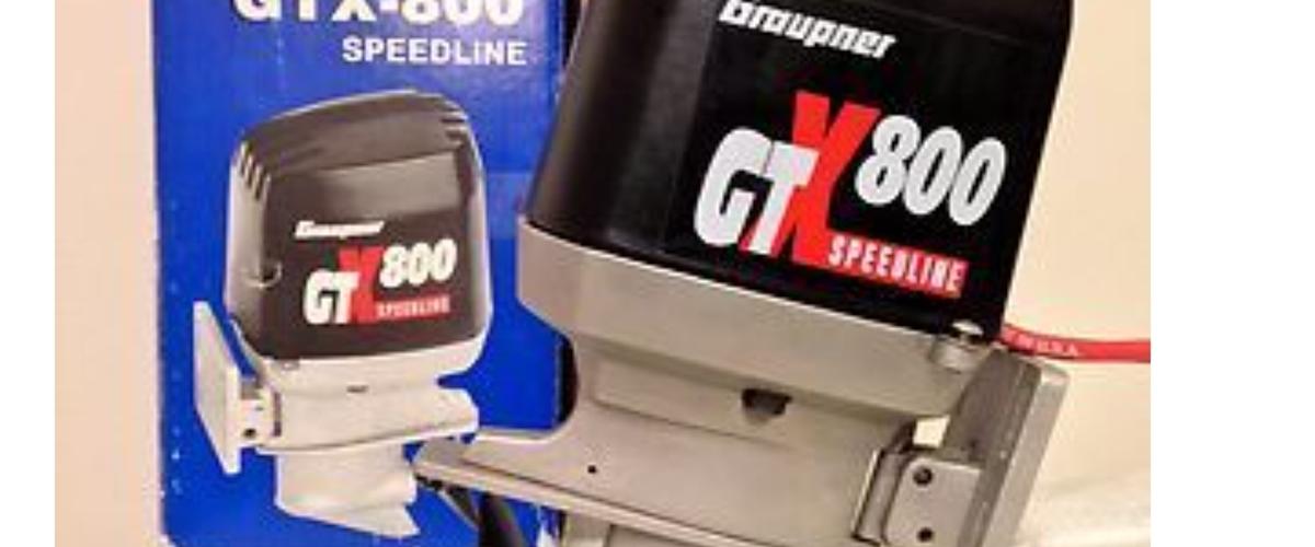 Graupner gtx 800 påhængsmotor - kr. 1000 - brugte rc enhed