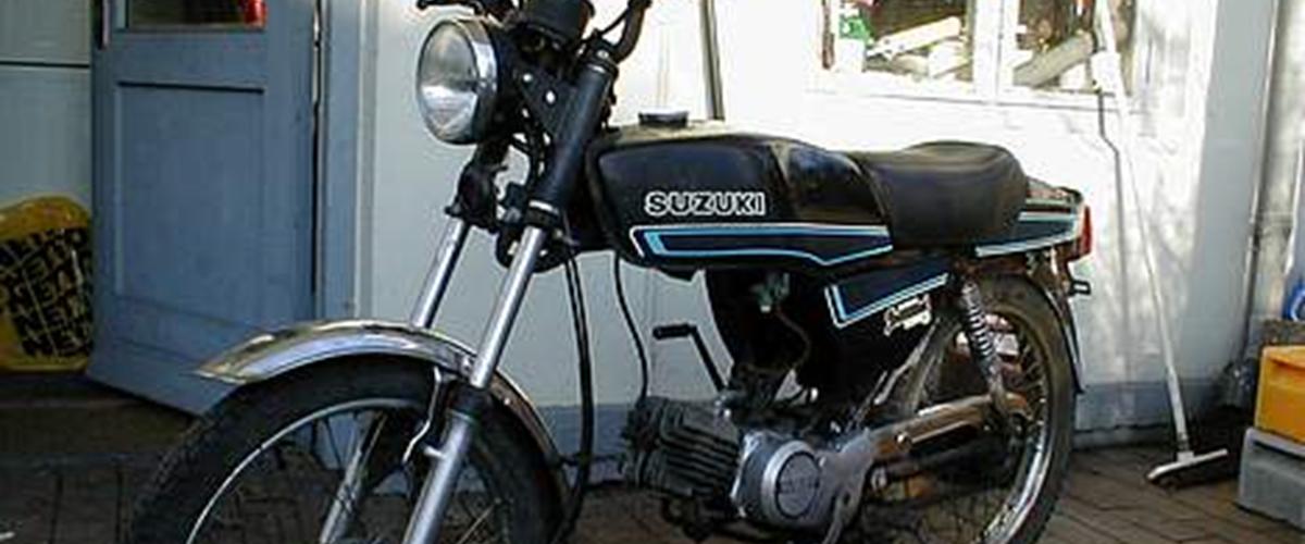 Suzuki DM50 Samurai *solgt* - 1988 - syns selv den er blevet ret f...