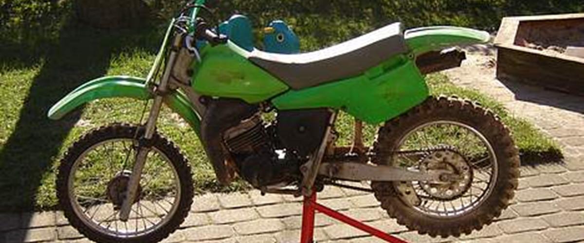 Kawasaki 80 ccm. **SOLGT** - - det er en kawasaki 80cc. den ...