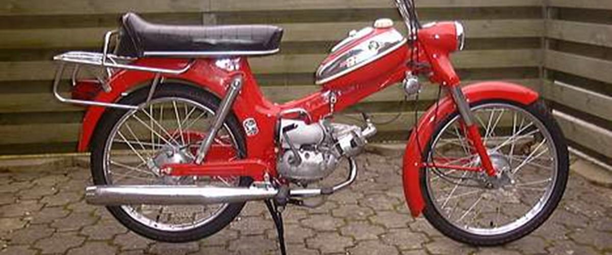 Puch ms 50 - 1975 - Har kørt ialt ca.4200 km side...