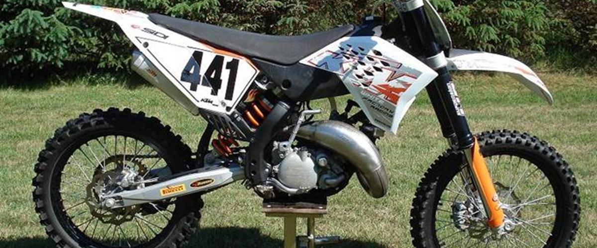 KTM SX 125 - 2007 - Får snart orange/sort plastik...