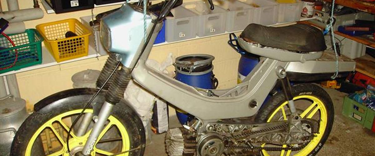 Puch maxi II plus / (byttet) - 1985 - projekt! skal samles Rigtig...