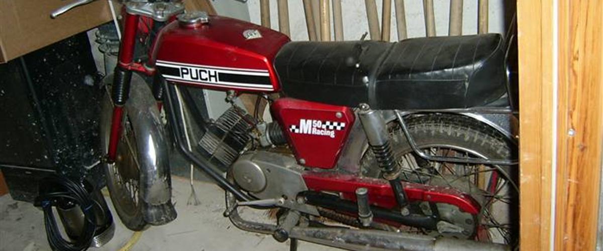 Puch M-50 racing - 1977 - Knallerten er hentet i Tyskla...
