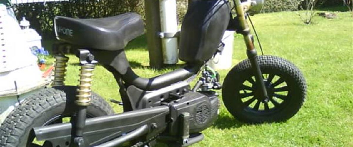 Rizzato mini rat bike - 2006 - den er lavet til og kører på ...