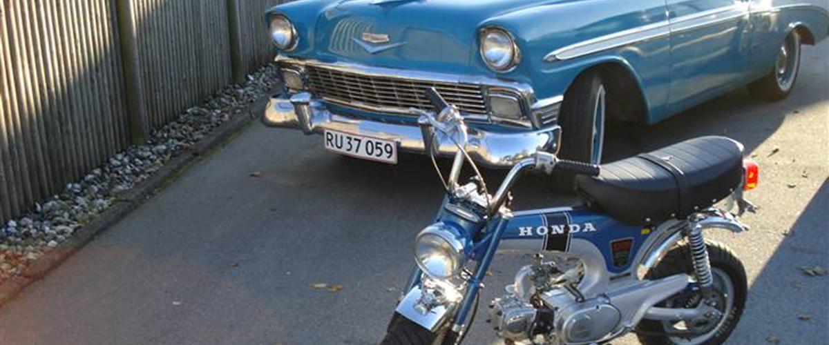 Honda Dax - Neon Blue. - 1973 - ~ Har været igennem en KÆMP...