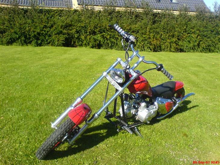 Honda minibike chopper solgt - 2007 - Den er virkelig flot og har s...