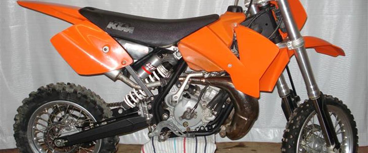 KTM sx 65 solgt - 2004 - jeg har faft skildt den helt ...