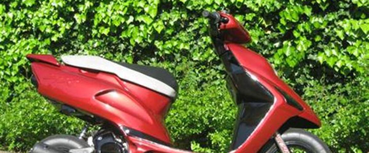 Honda Sfx Candy red (solgt) - 2004 - Scooteren har været et projek...