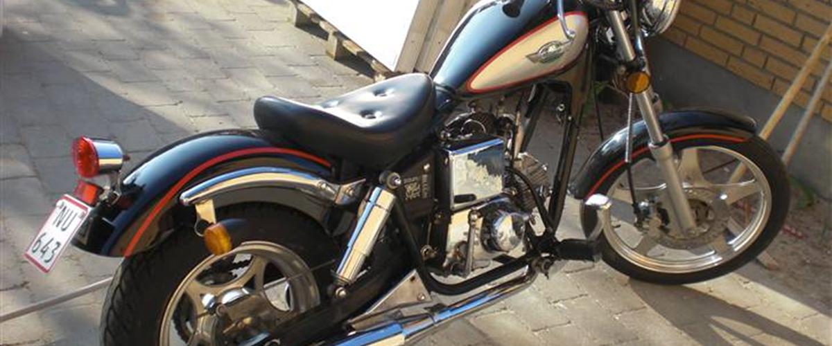 Kinroad 45 Chopper BYTTET - 2007 - Den er meget sjov chopper og ...