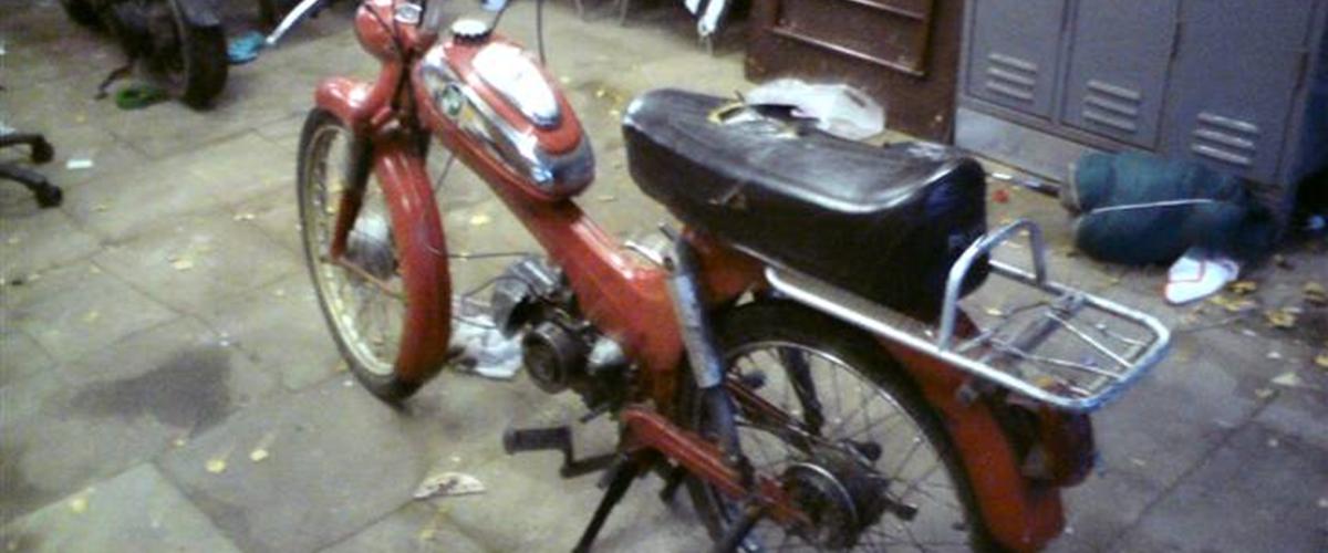 Puch ms 50 - 1970 - er ved at lave den i stand og...