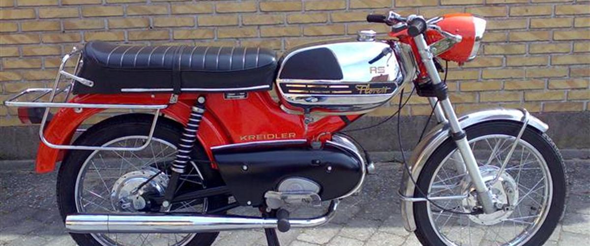 Kreidler RS - 1973 - Knallerten er med dansk steln...