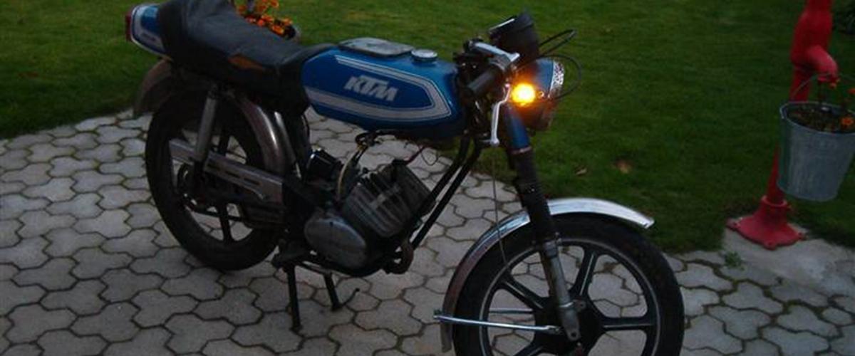 KTM Comet Grand Prix - 1978 - 1 gear: sindsygt ryk, og går ...