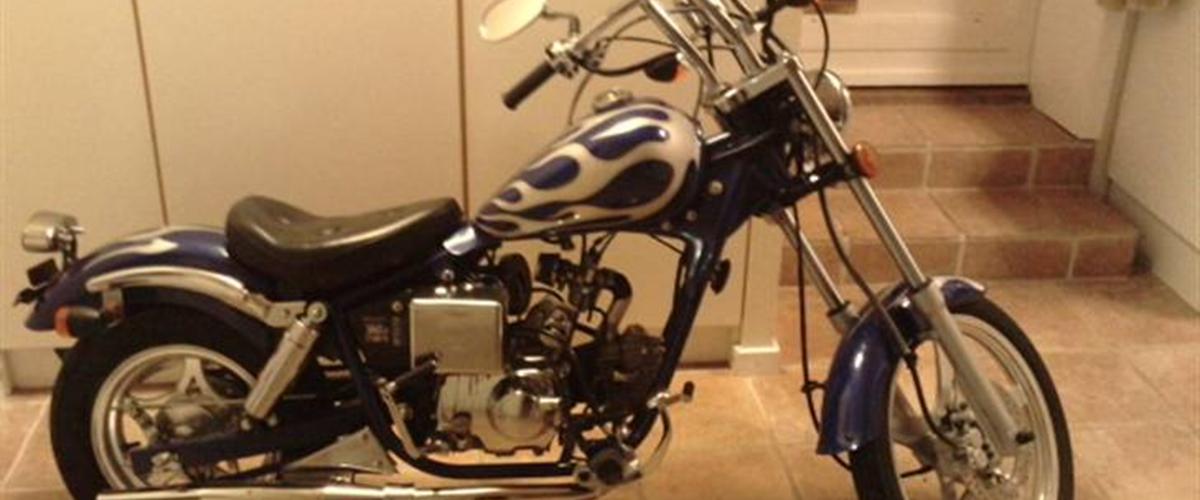 Kinroad Chopper (solgt) - 2005 - det er en sjov knallert der g...