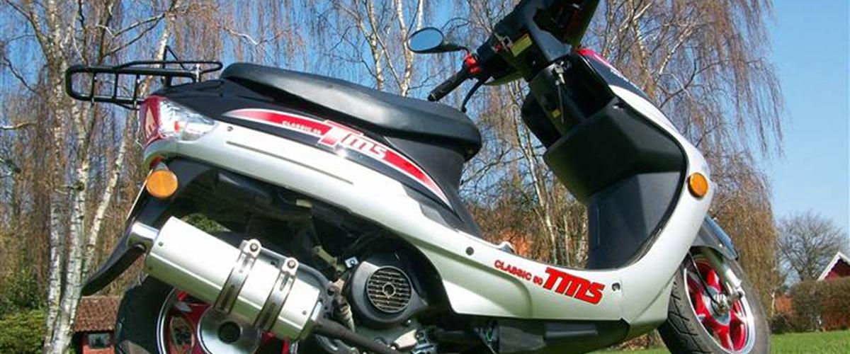 TMS Classic 50cc - 2009 - Den rykker bare på hjul ! :D ...