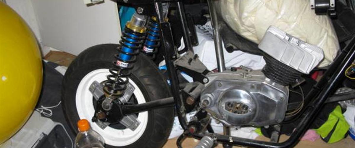 Fantic super rocket - 1974 - under ombygning custom fantic...