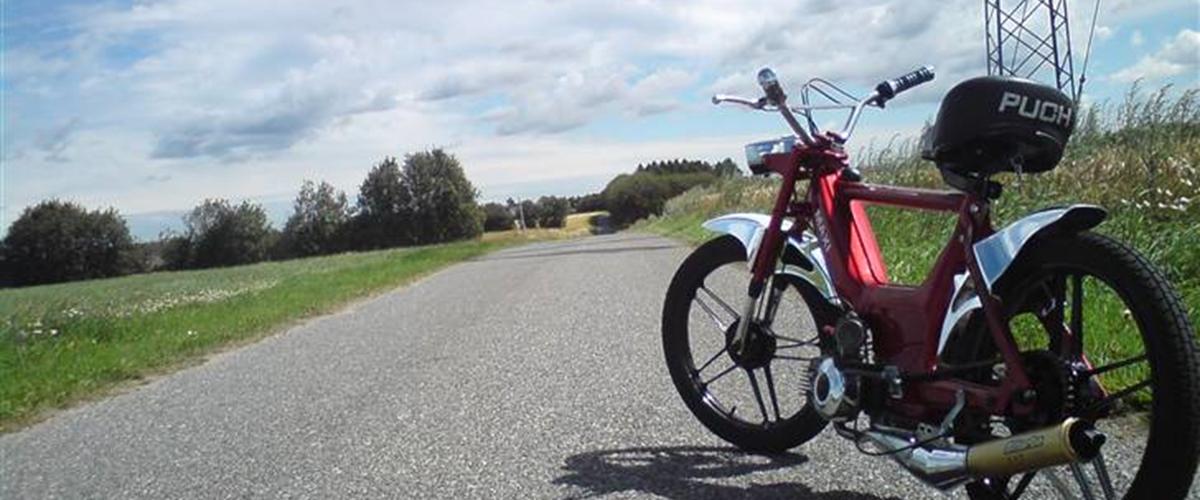 Puch Maxi @ Candy Red - 1987 - Det er mit allerførste projek...