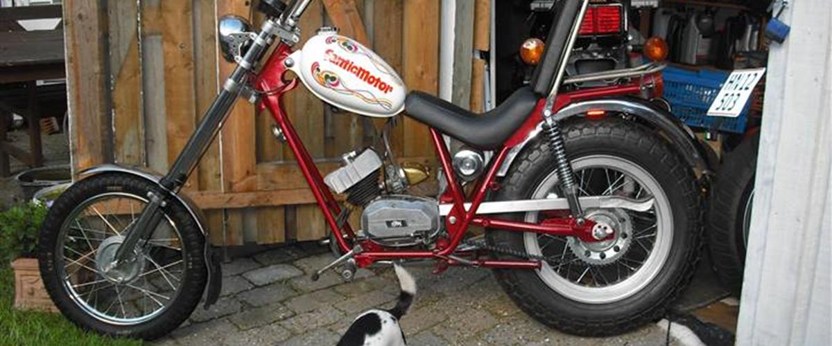 Fantic Chopper TX134 - 1975 - Stellet er autolakeret i orig...