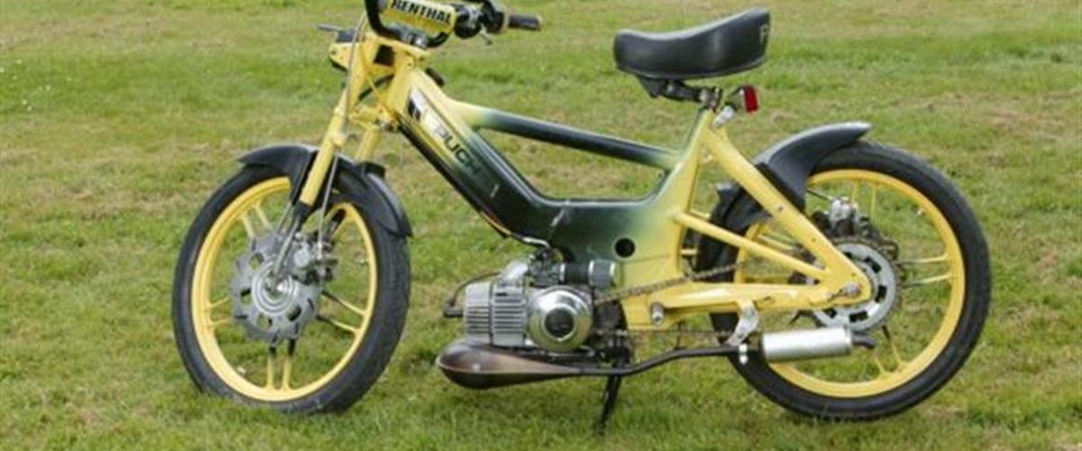 Puch Maxi - 1979 - 2 favet gul sort, køre ca 80 ...