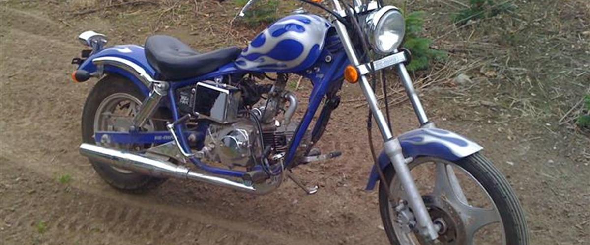 Kinroad prince xt 50 - 2005 - lidt slidt på forbremse håndt...