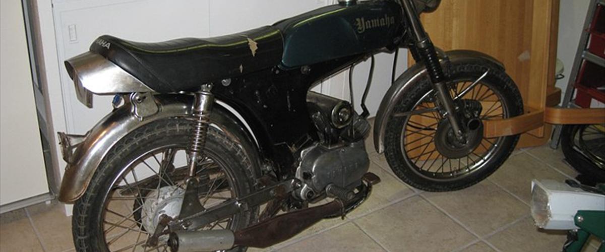 Yamaha Fs1 4 gear - 1978 - Stor bule i tanken, så har kø...