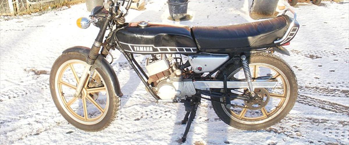 Yamaha rd 50 solgt - 1985 - det er en tysk knallert, så d...