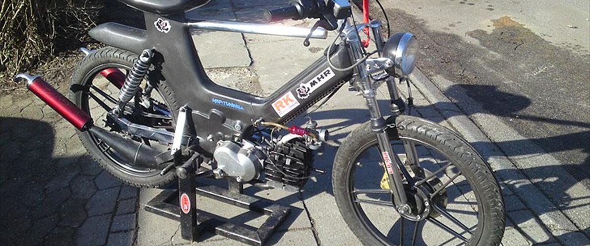 Puch maxi custom byttet - - den køre, men skal nok indsti...