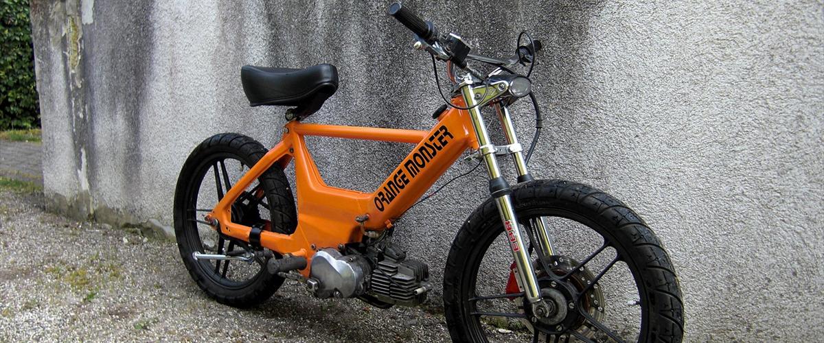 Puch Maxi K - "Orange Monster" - SOLGT - - Den er skide fin, og den er p...