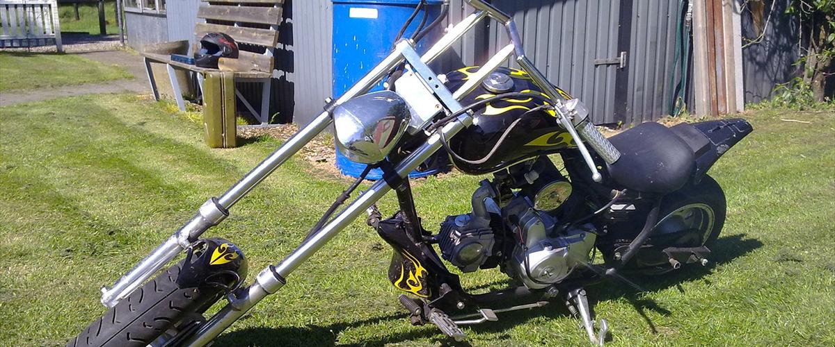 Kazuma Chopper 110cc - - min forlygte virker desværre ...