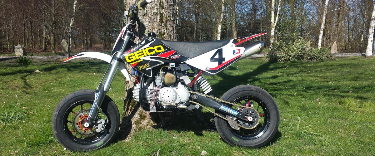 Honda CRF 70 "motard" - 2015 - Det er en maskine med ufattel...