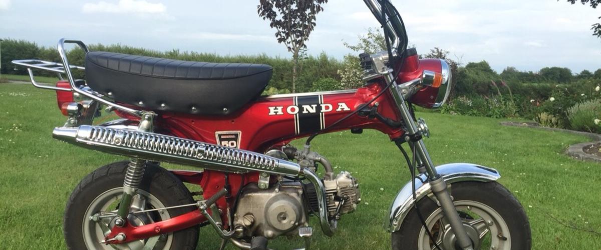 Honda DAX ST 50 - dansk - 1973 - Fin og meget original dax. Re...