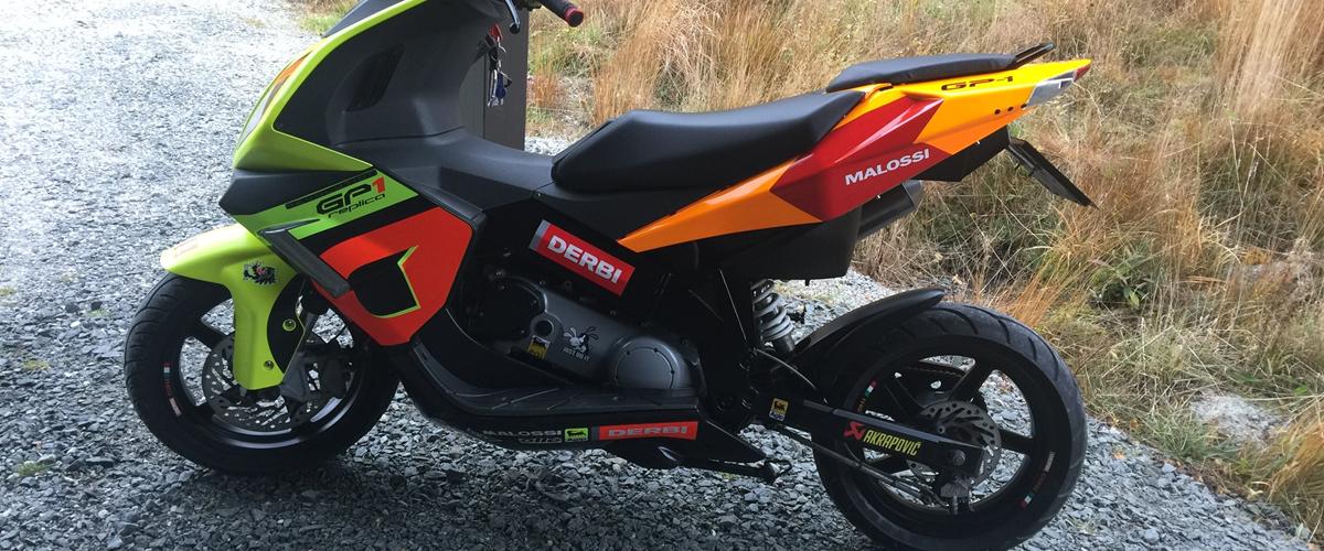 Derbi GP1 Racing - Malossi Replica - 2007 - Topfart: Ca 100 km/t