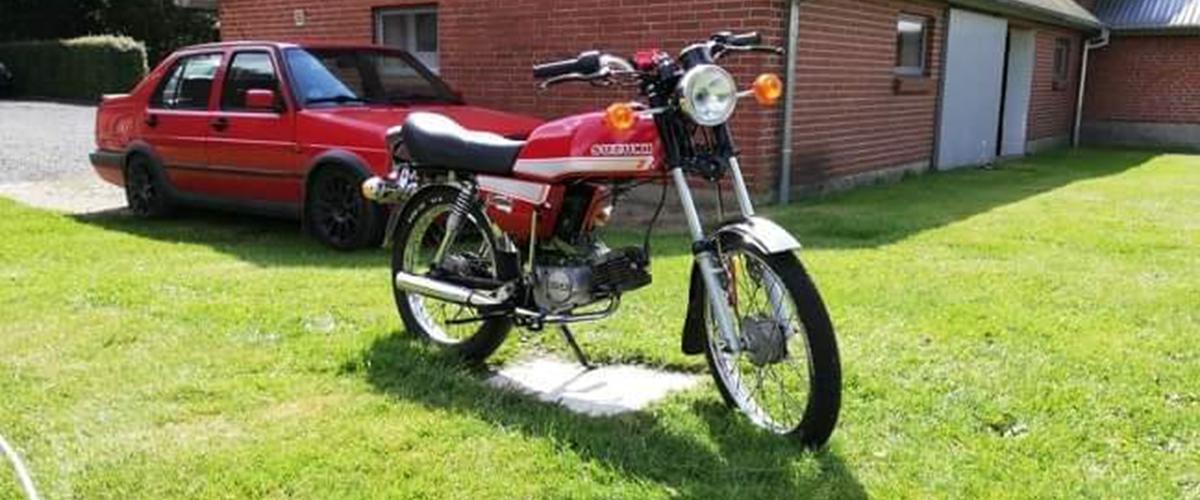 Suzuki dm50 samurai - 1987 - Org farve og stafferinger en...