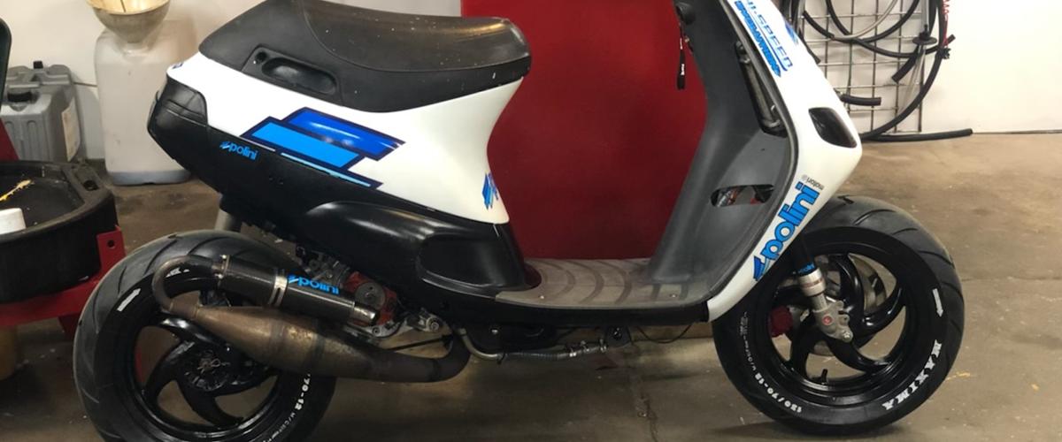 Piaggio Old Zip (lc) - 1997 - Piaggio Old Zip ombygget med ...