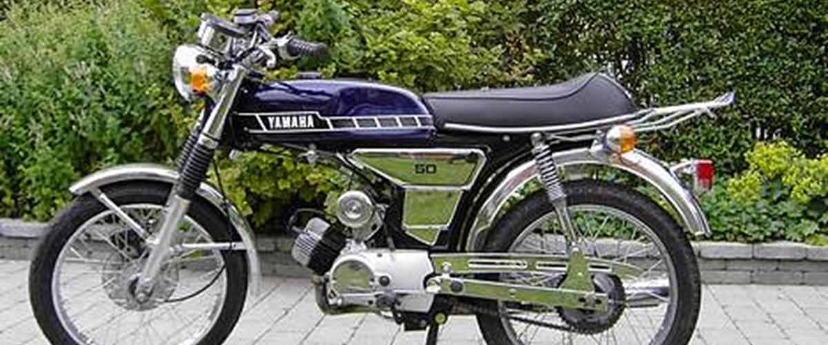 Yamaha fs-1 4 gear dx - 1977 - den køre fantastisk og starte...