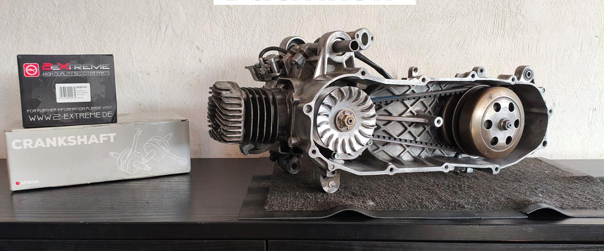 SOLGT Nyrenoveret PGO-motor med ny ATHENA krumtap, 50cc cylinderkit og ...