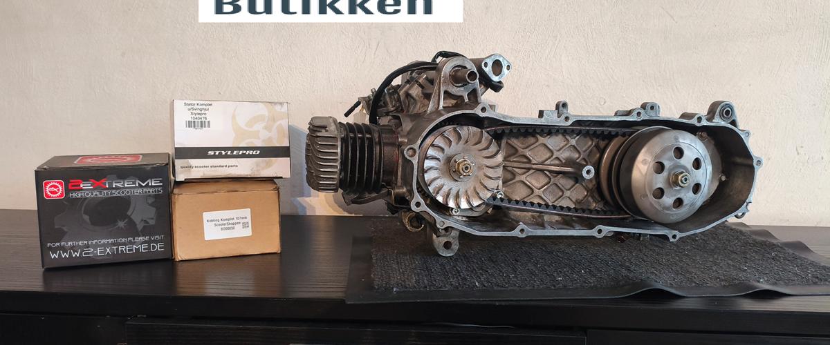 SOLGT Nyrenoveret PGO-motor 50cc til G-max og hot50 mfl. - kr. 3000 ...