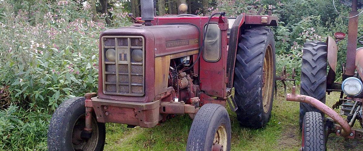 International Harvester IH 474 - 1973 - Tidligere ejer skar huset og ...