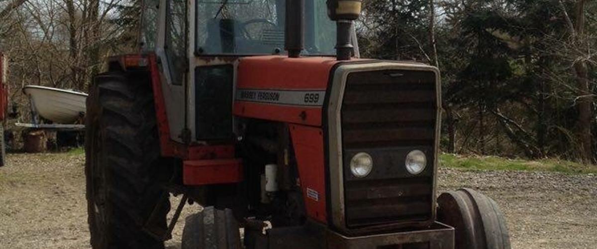 Massey Ferguson 699 speedshift **SOLGT** - 1985 - Super MF 699 med ...