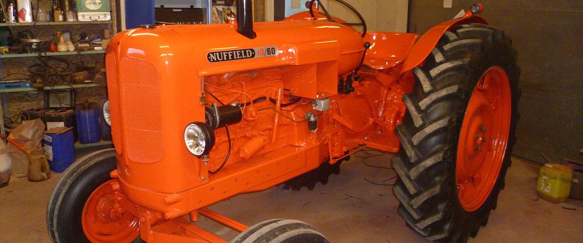 Nuffield 10-60 - 1967 - den skulle stå som orginal so...